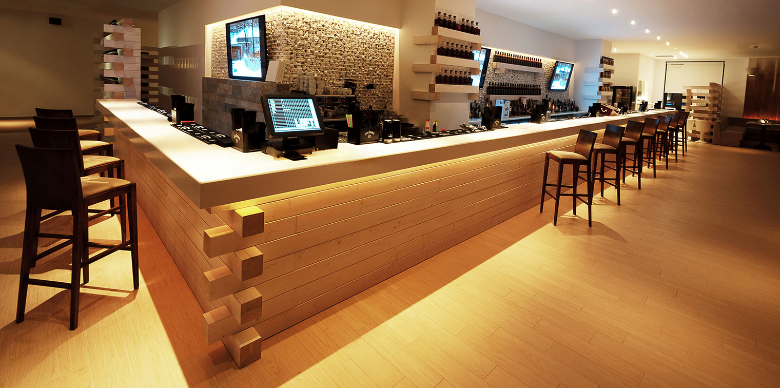 Mobilier bar Arhive - Hi-Macs